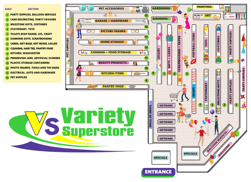Variety Superstore | Biggest in Bendigo